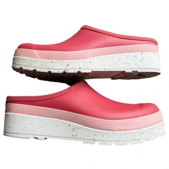 Hunter | Shoes | Hunter Clogs Waterproof Speckled Sole Play Clogs ...